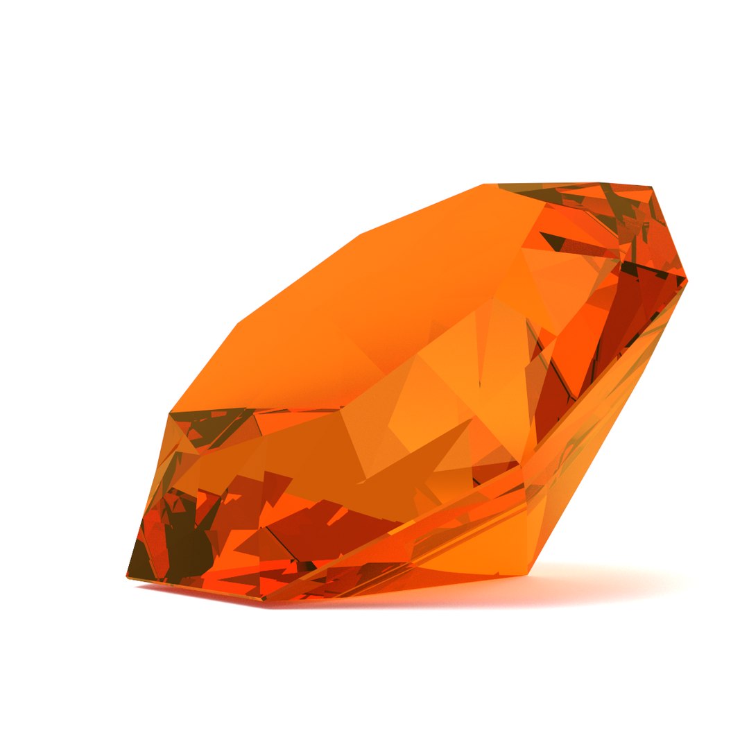 3d Model Simple Diamond