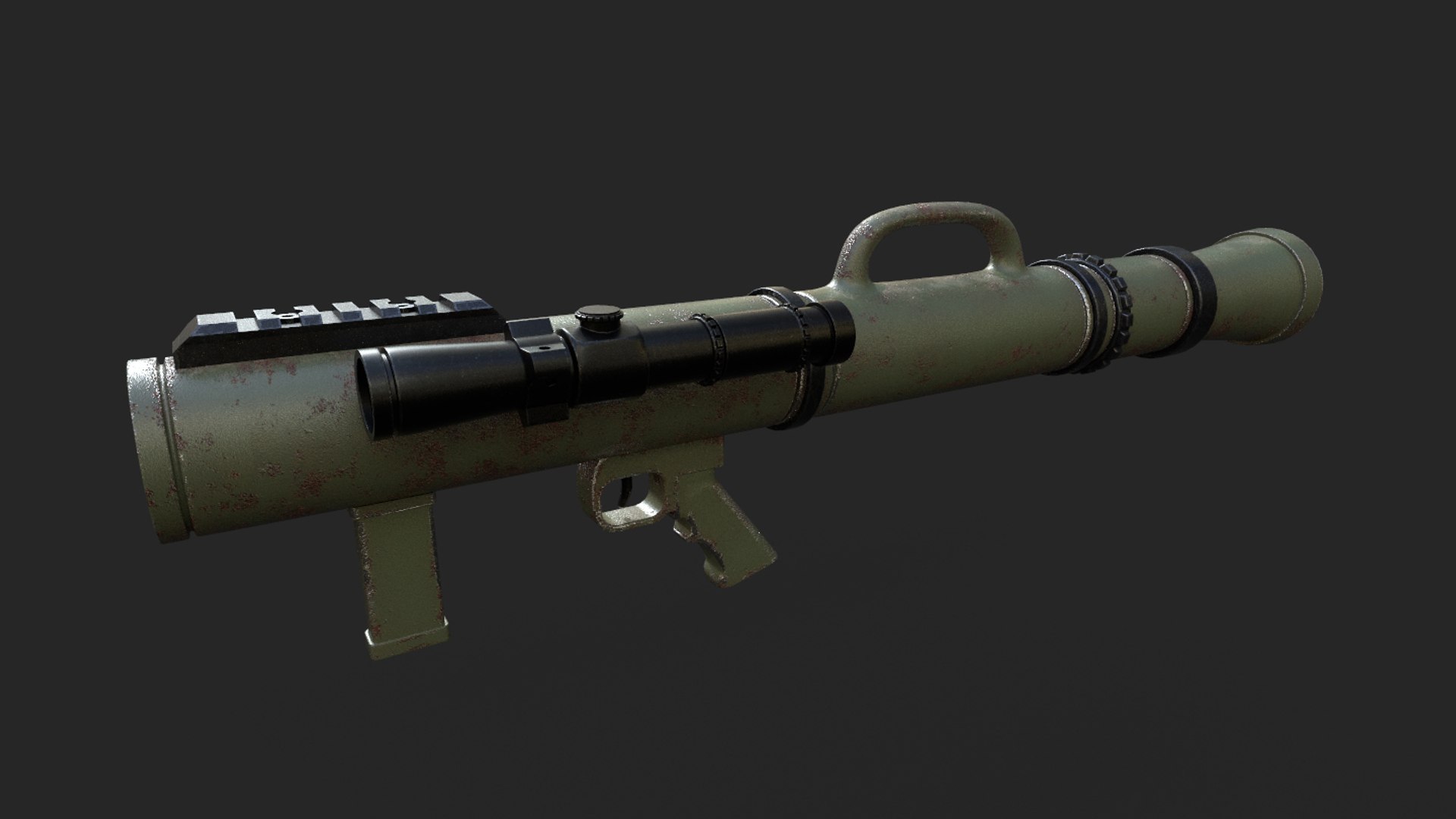 3D Model Rocket Launcher - TurboSquid 1371422