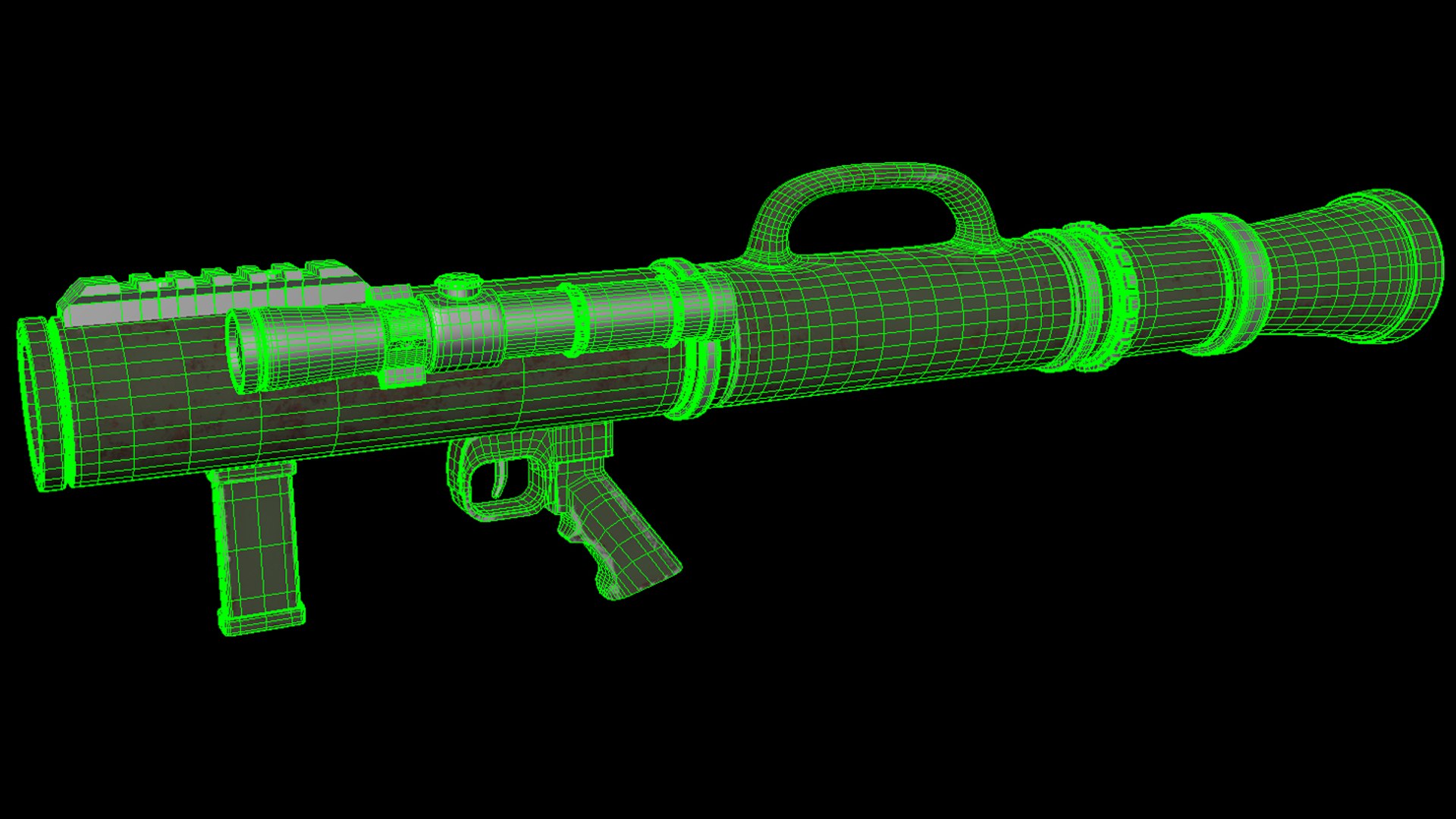 3D Model Rocket Launcher - TurboSquid 1371422