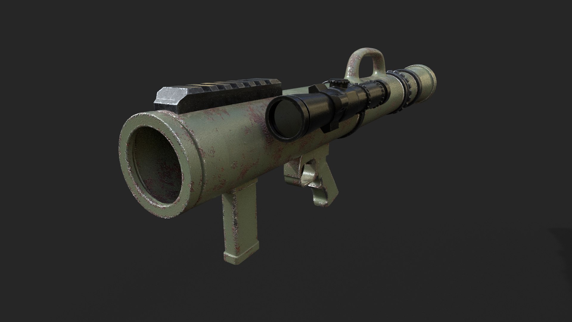 3D Model Rocket Launcher - TurboSquid 1371422