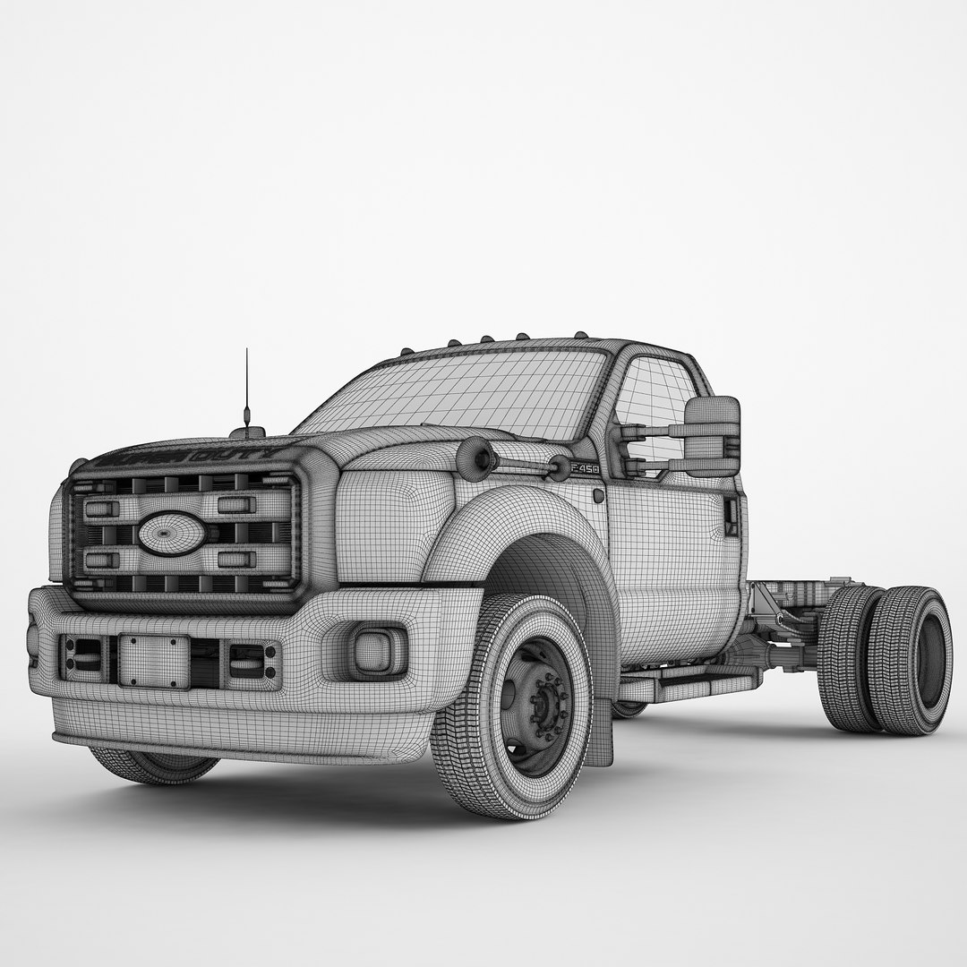 F450 2012 Truck 3D Model - TurboSquid 1577370