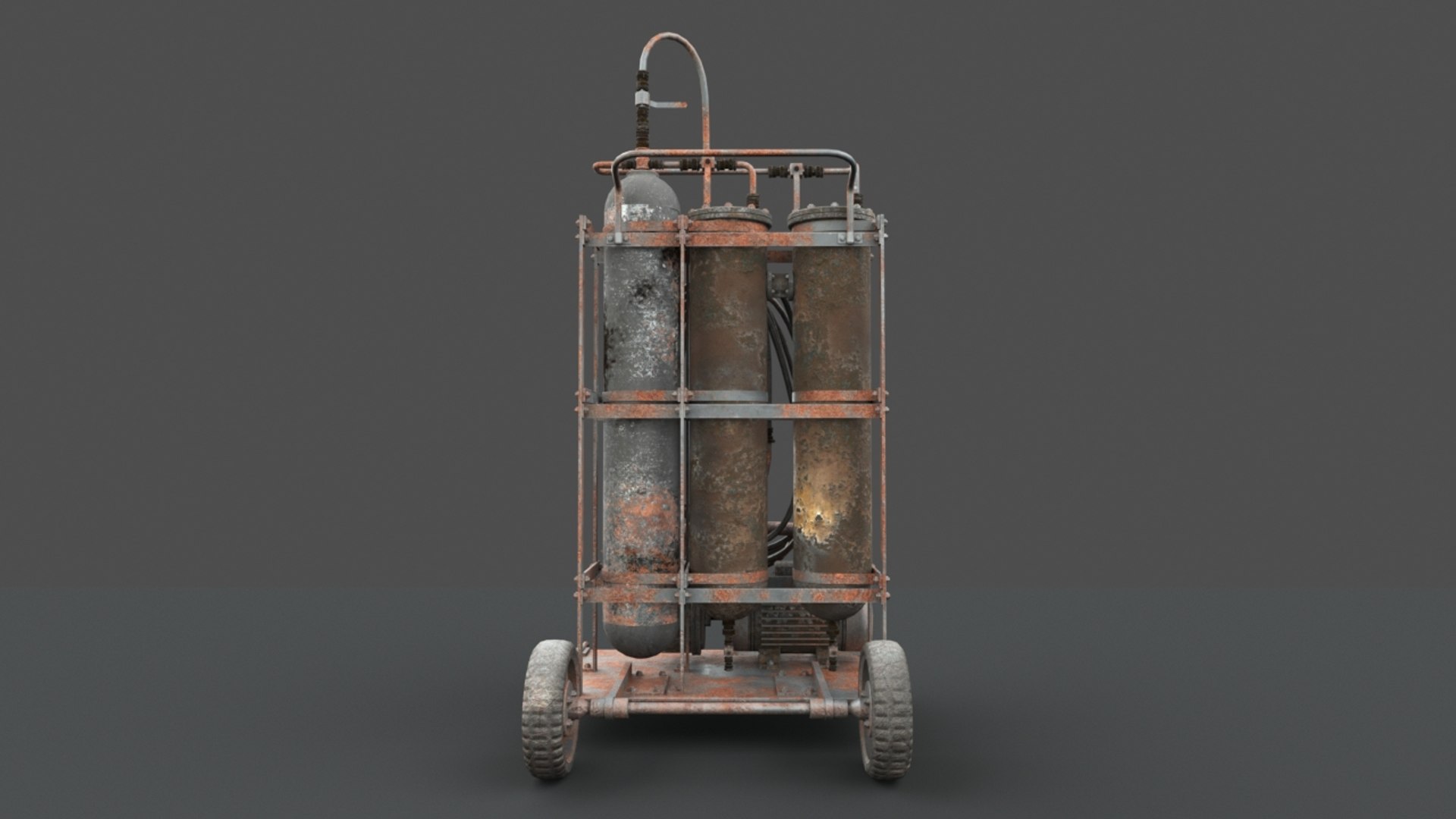 3D rusted machinery device model - TurboSquid 1378691