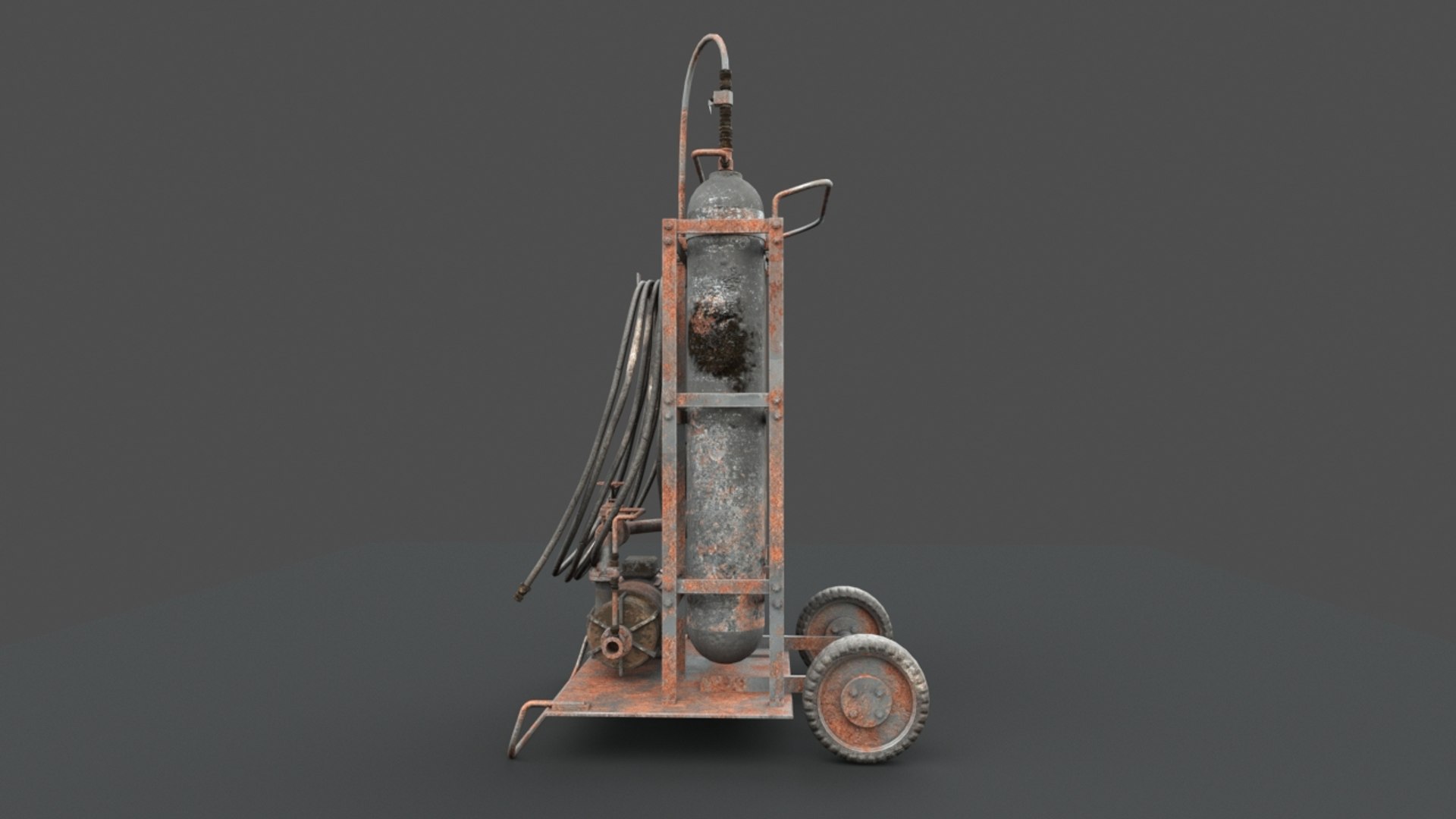 3D rusted machinery device model - TurboSquid 1378691
