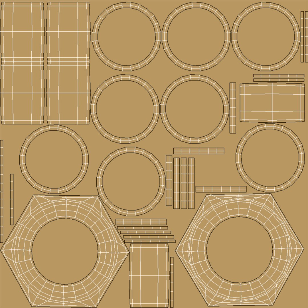 Gold Nut 3D - TurboSquid 2161604