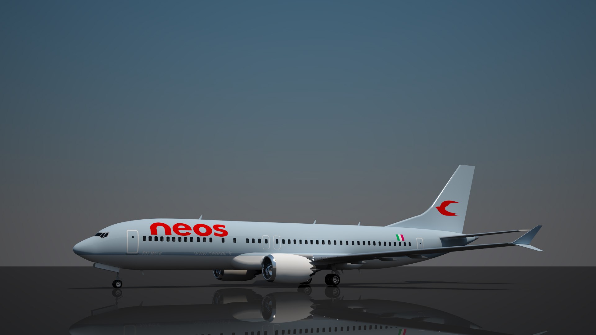 Neos 737 8 Airlines 3D Model - TurboSquid 1454867