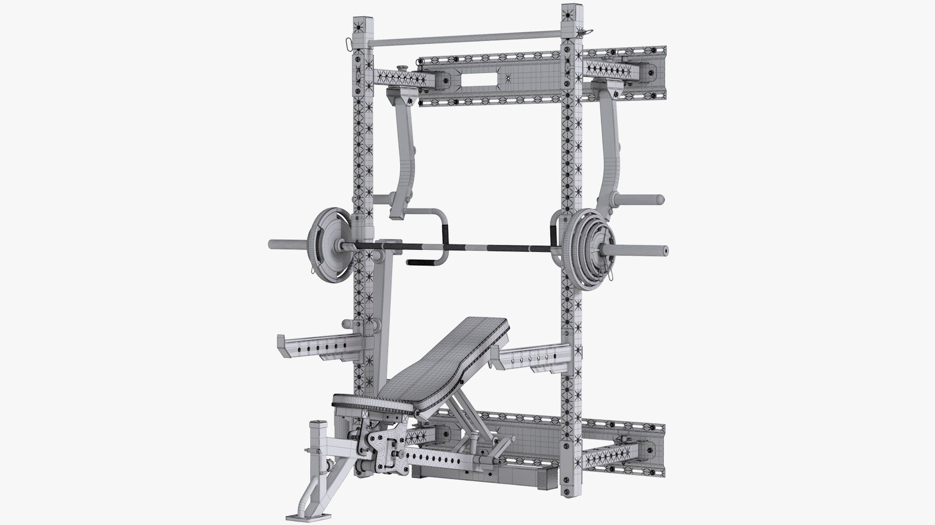 ATX Wall-Mount Folding Half Rack FBR-750 3D Model - TurboSquid 2326480