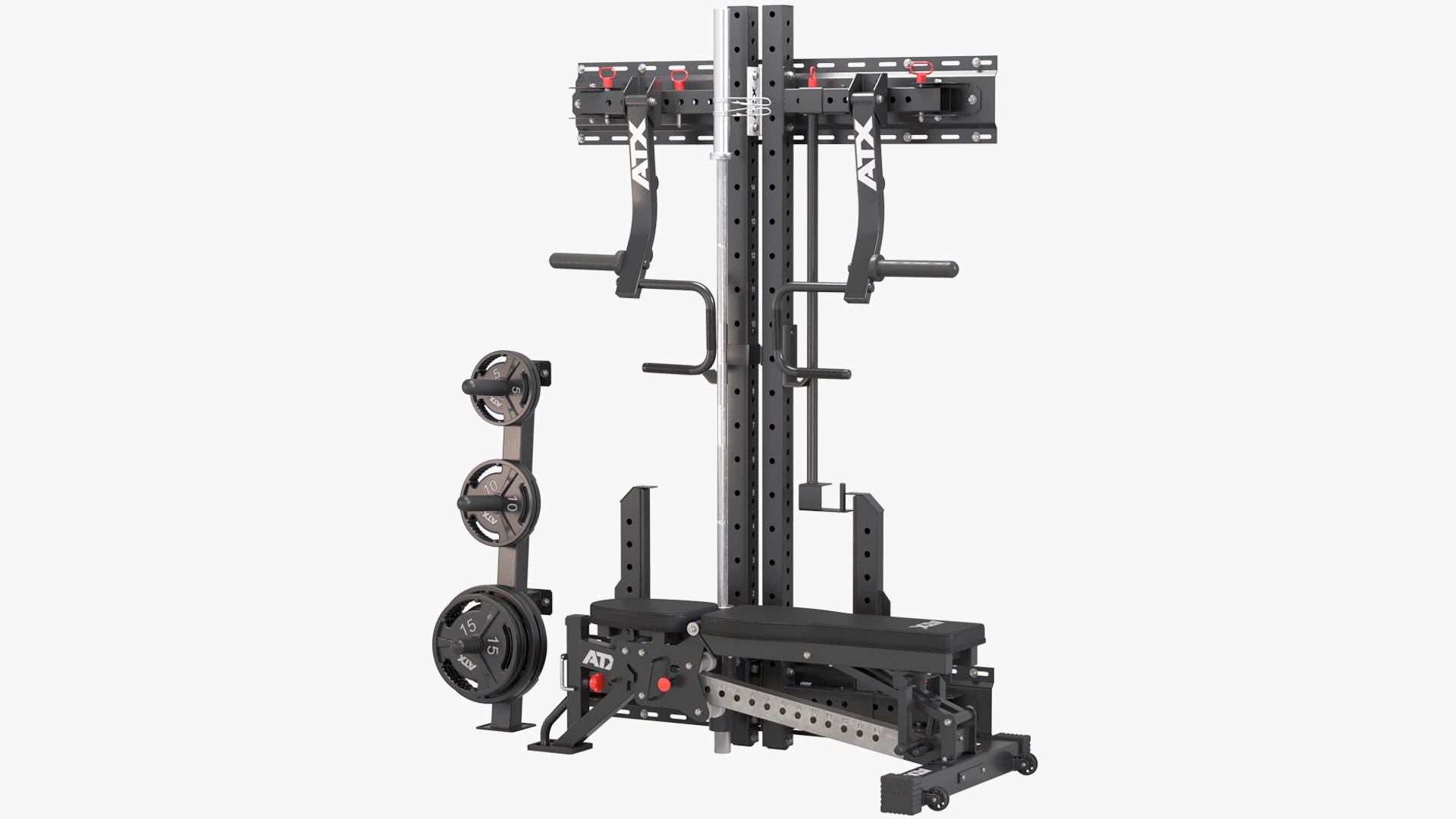 ATX Wall-Mount Folding Half Rack FBR-750 3D Model - TurboSquid 2326480