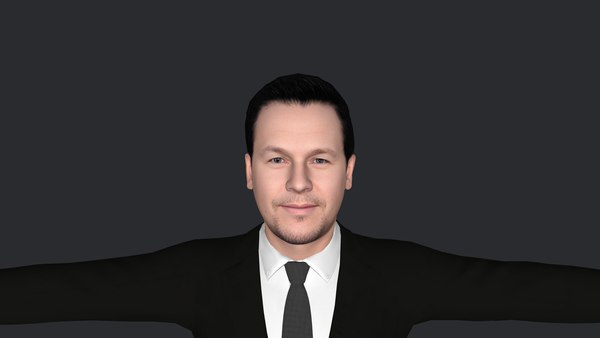 modelo 3d Mark Wahlberg Personaje 3D hiperrealista de cuerpo completo y ...
