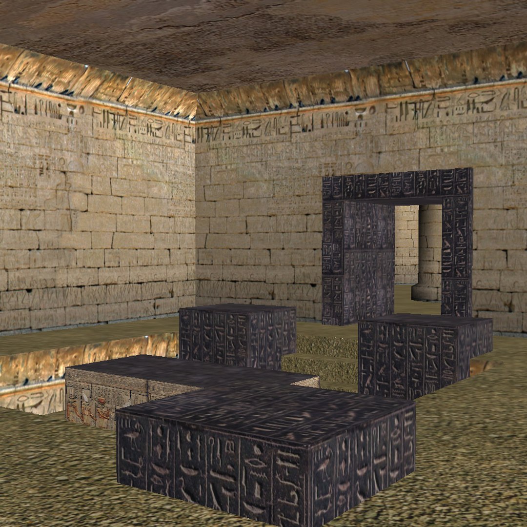 3d egyptian tomb