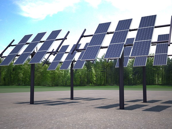 maya solar panel traking
