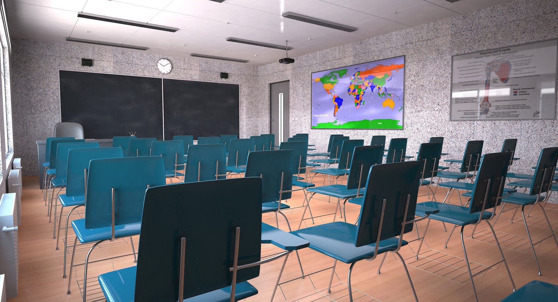 3D Model Classroom Collection - TurboSquid 1840899