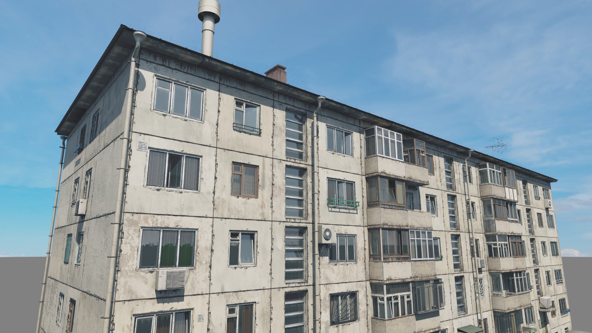 3D Khrushchyovka-1 1950s model - TurboSquid 1751632