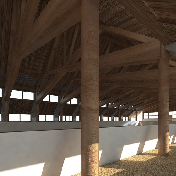 3d model riding hall