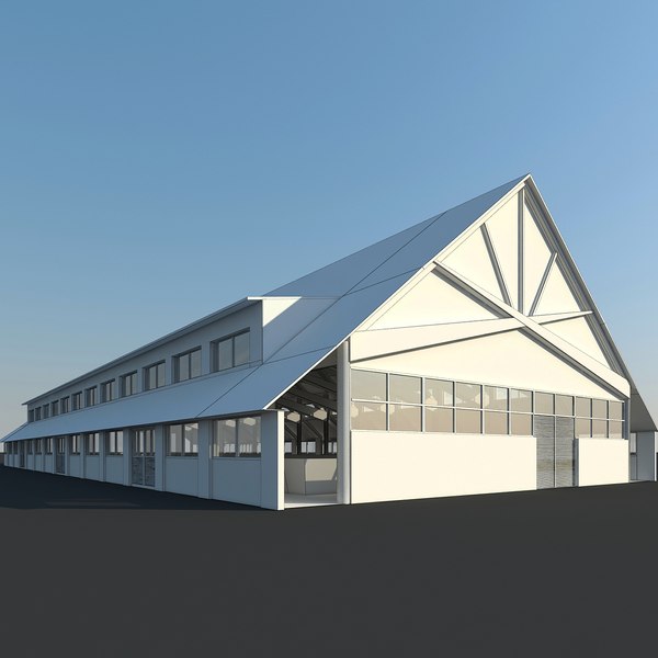 3d model riding hall