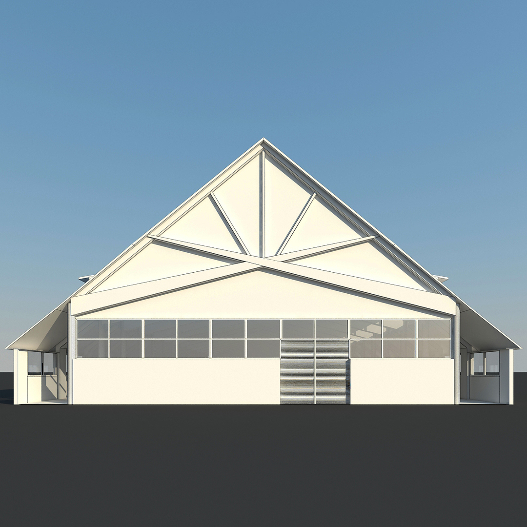 3d model riding hall