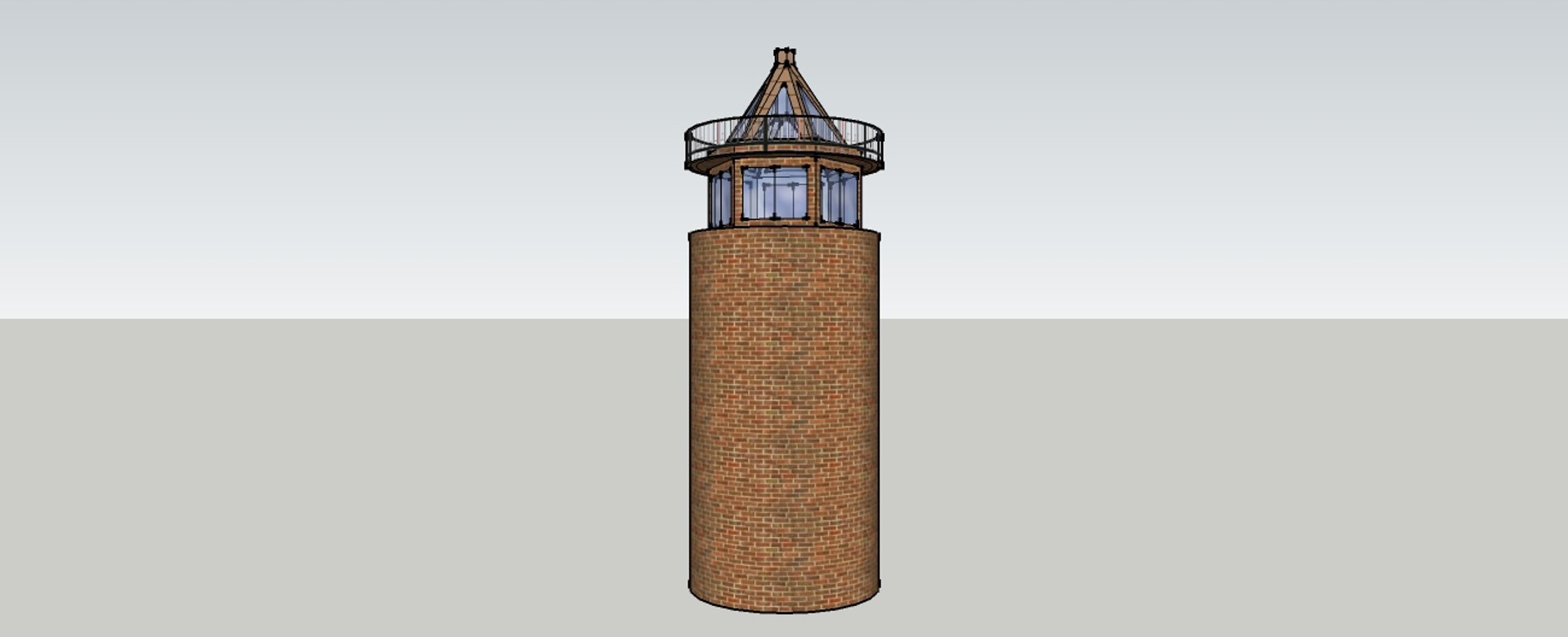 Beacon Lighthouse Minaret Light 3d Model