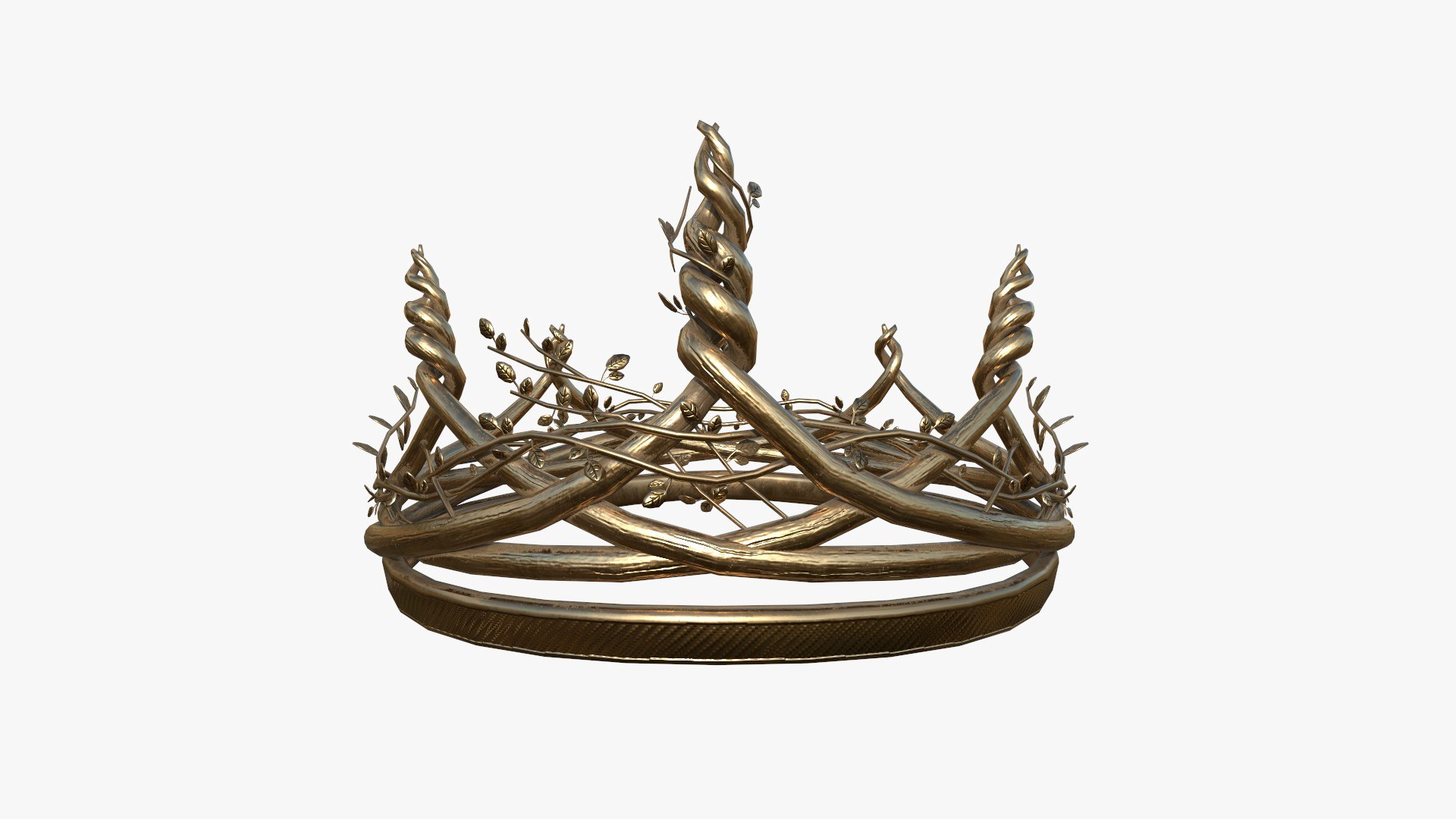 Nature Crown A03 Bronze - Fantasy Character Design 3D Model ...