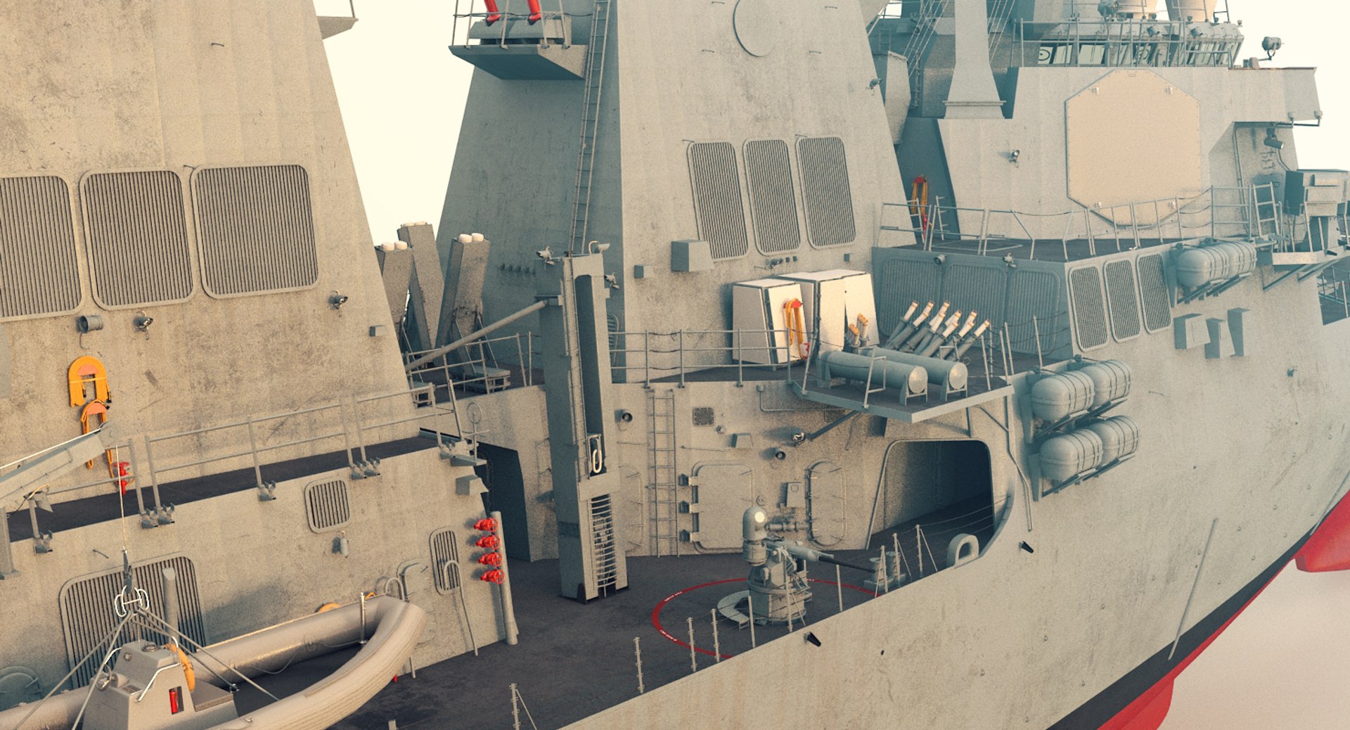 3D Uss Cole Ddg Model - TurboSquid 1401537