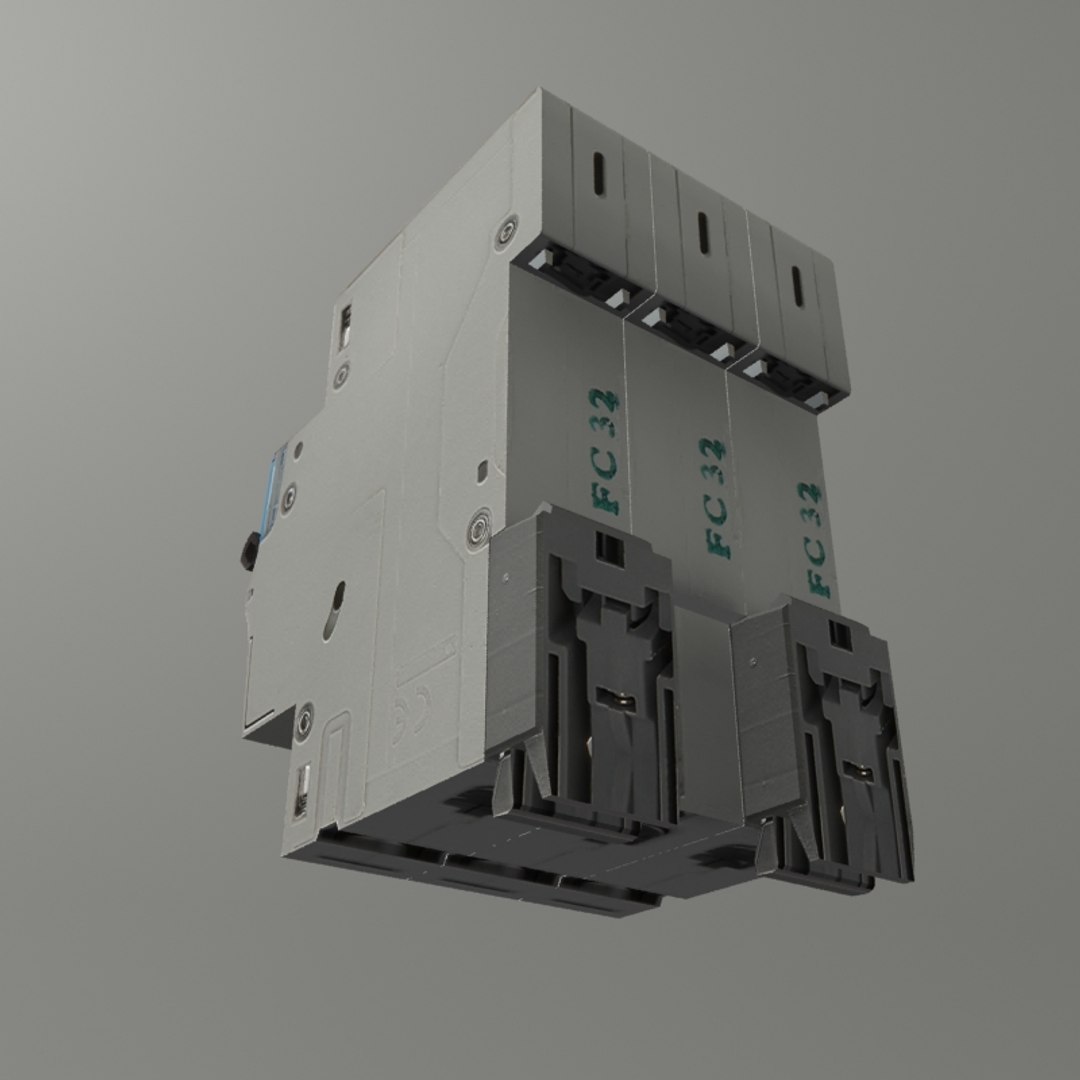 Circuit Breakers 3D Model - TurboSquid 1369198