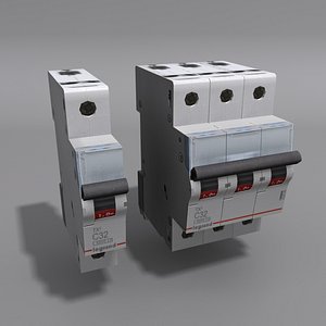 3D Circuit-Breaker Models | TurboSquid