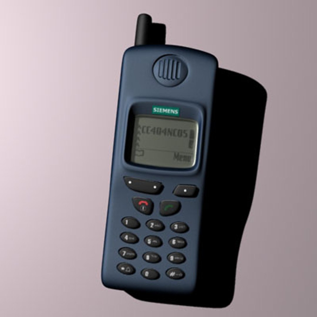3d siemens phone mobile model