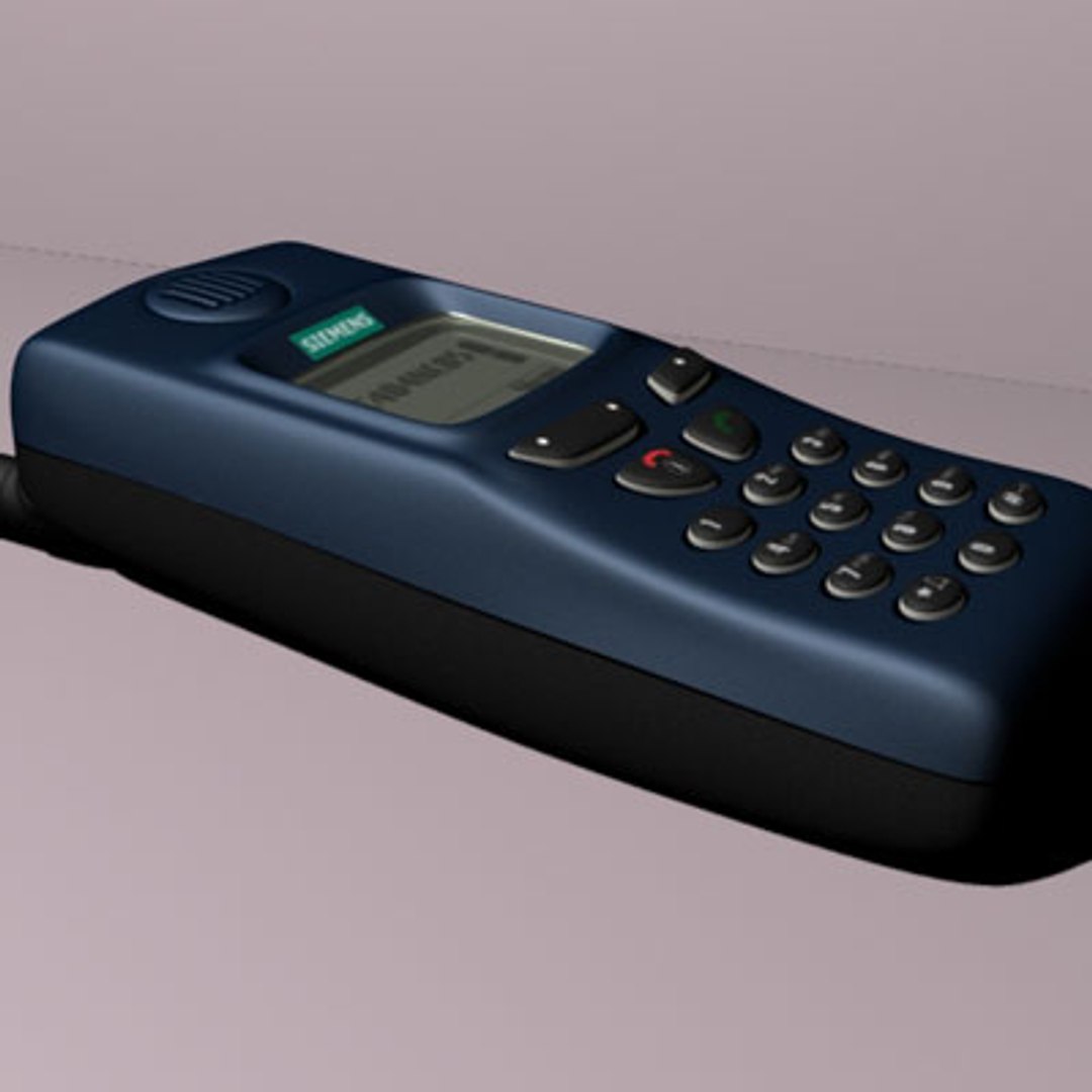 3d siemens phone mobile model