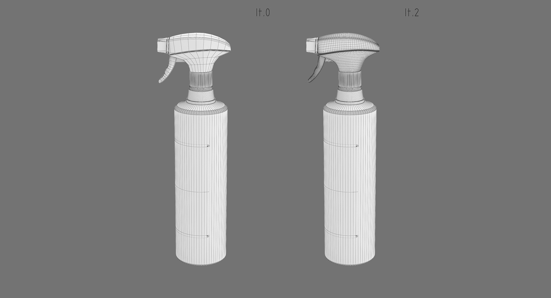 3d Model Bottle Spray