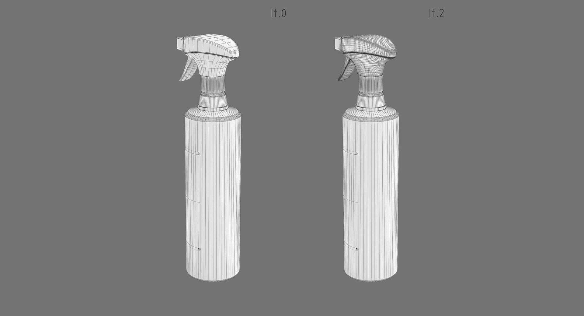 3d Model Bottle Spray