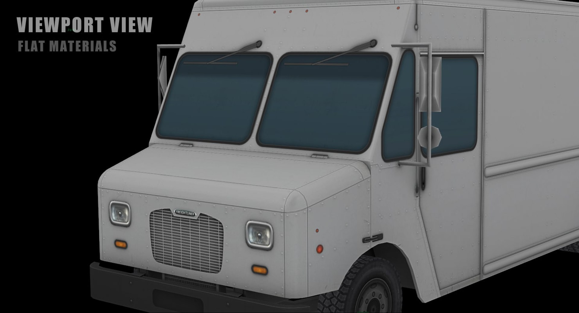 morgan olson step van 3d model