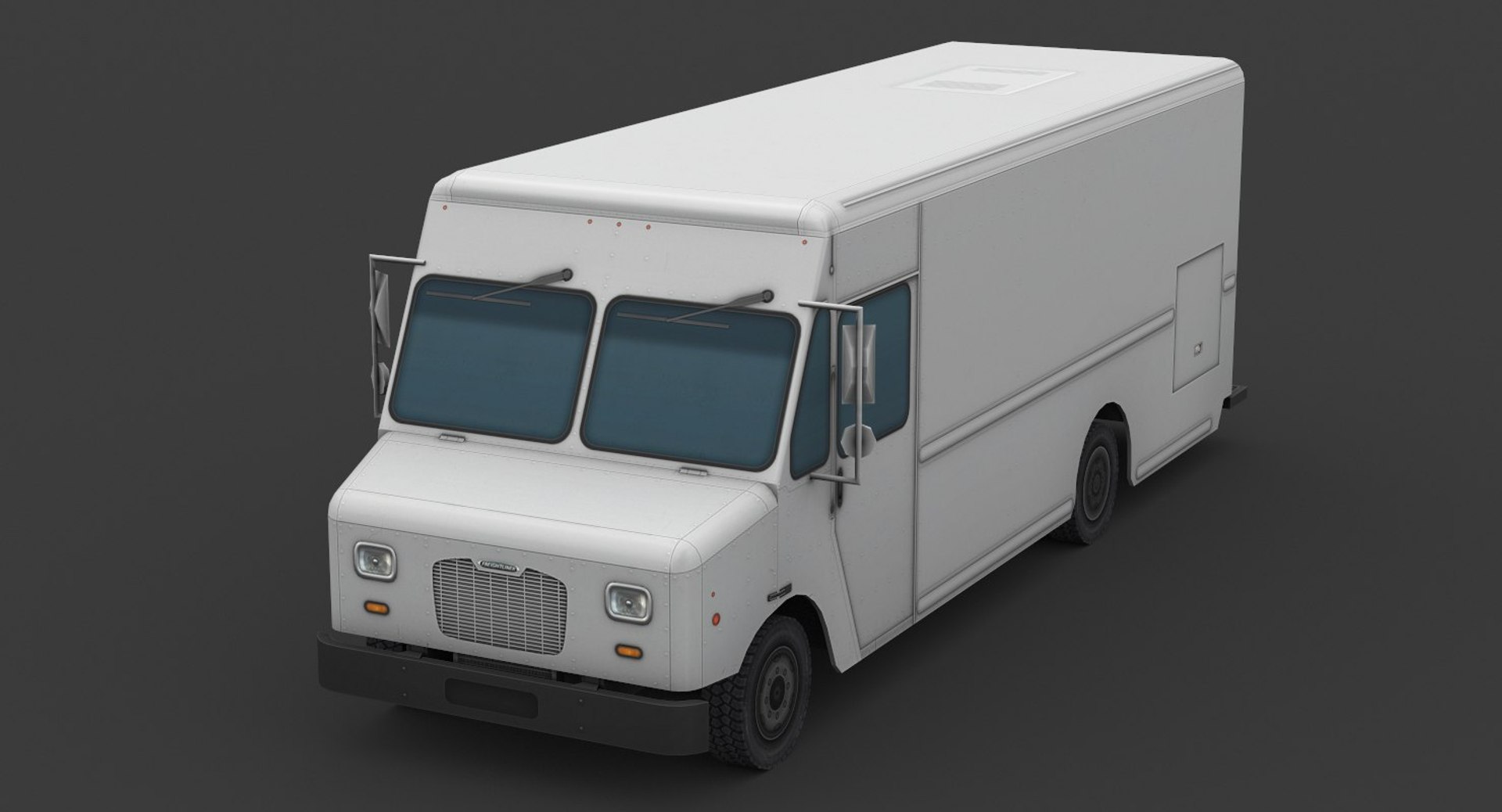 morgan olson step van 3d model