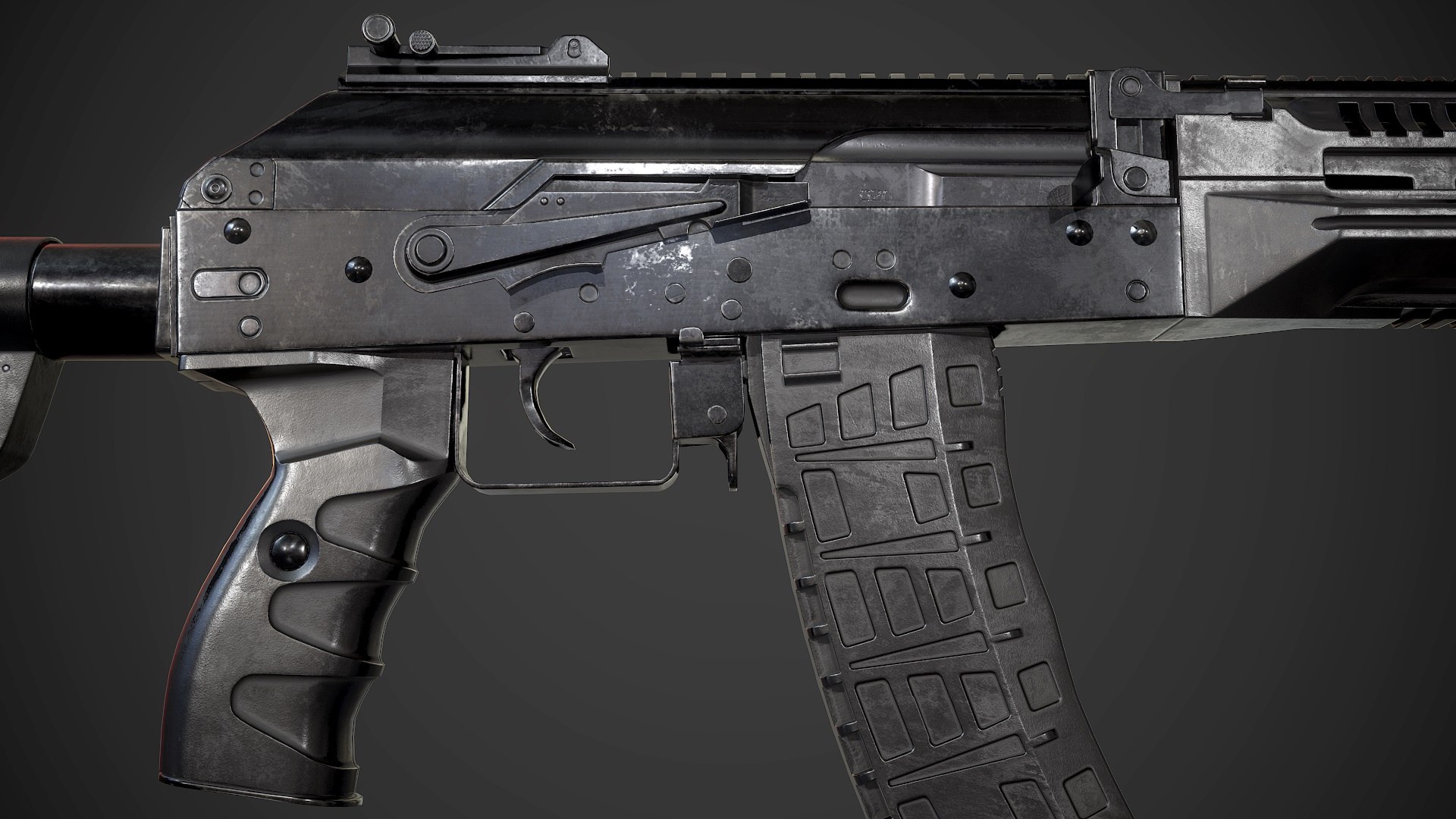 3D Ak-12 Ready Asset Fps - TurboSquid 1441376