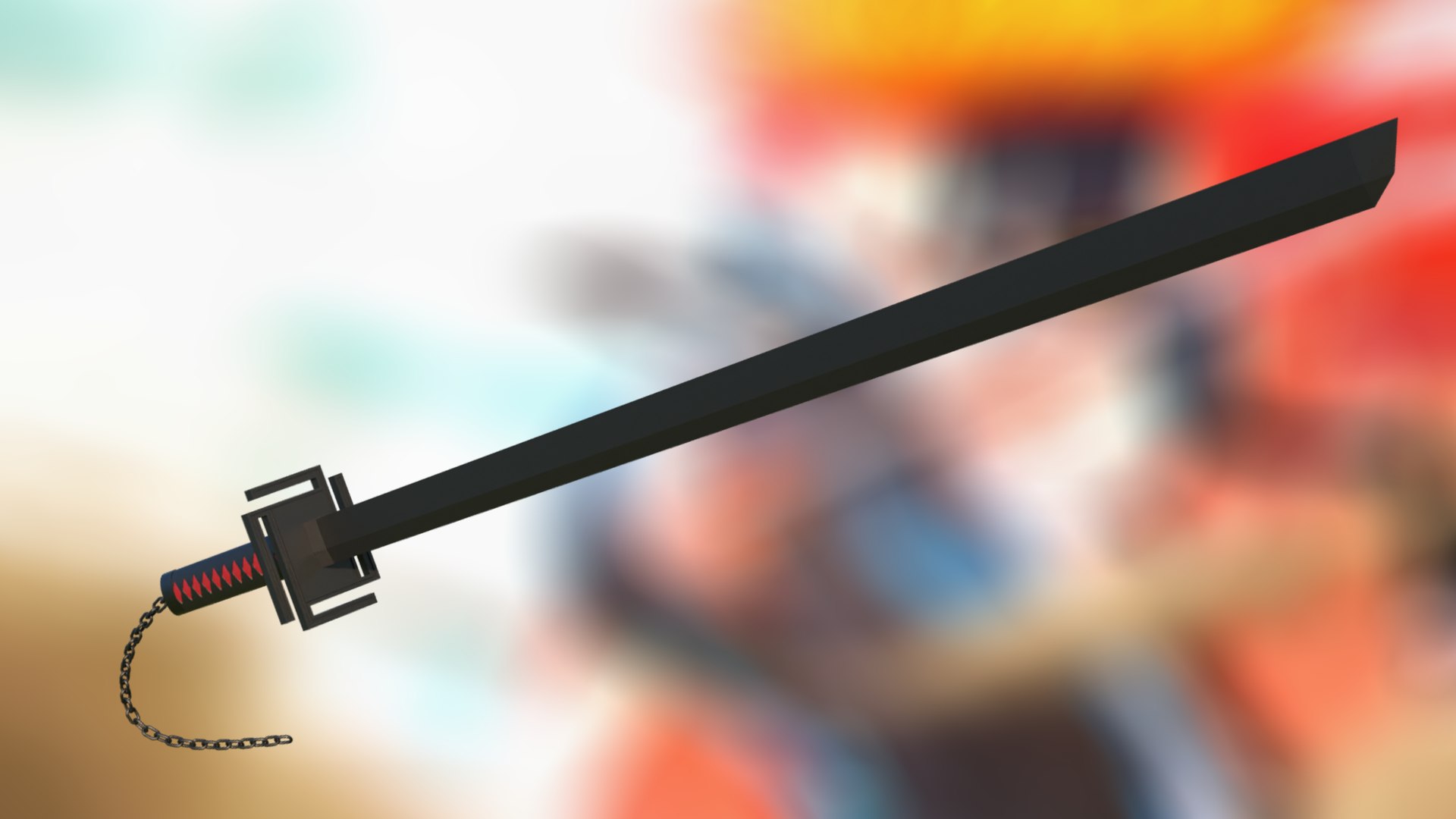modelo 3d Tensa Zangetsu Bleach - TurboSquid 1997199