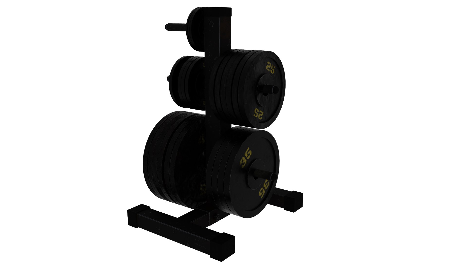Barbell Weights 3D Model - TurboSquid 2177709