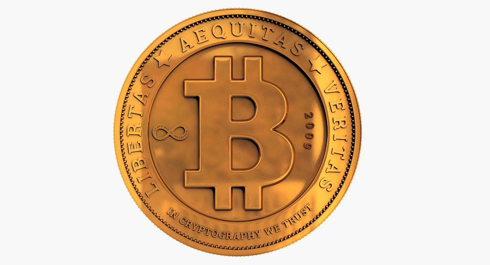 Bitcoin Coin Bit 3D Model - TurboSquid 1410479