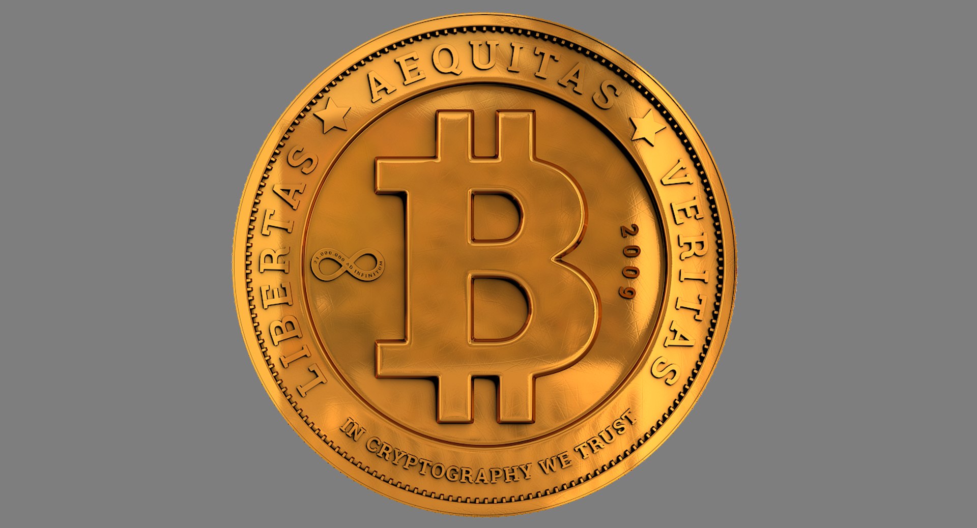 Bitcoin Coin Bit 3D Model - TurboSquid 1410479