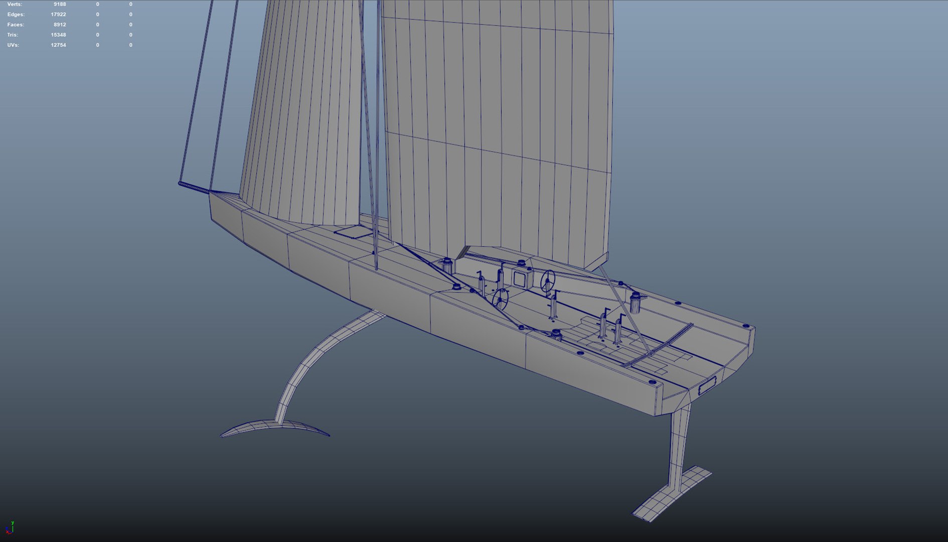 3D Ac75 Boats - TurboSquid 1610427