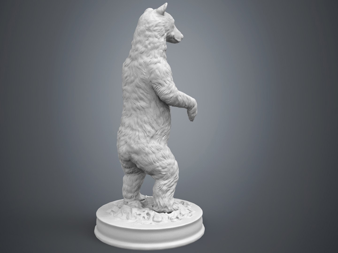 3D Standing Black Bear - TurboSquid 1861255