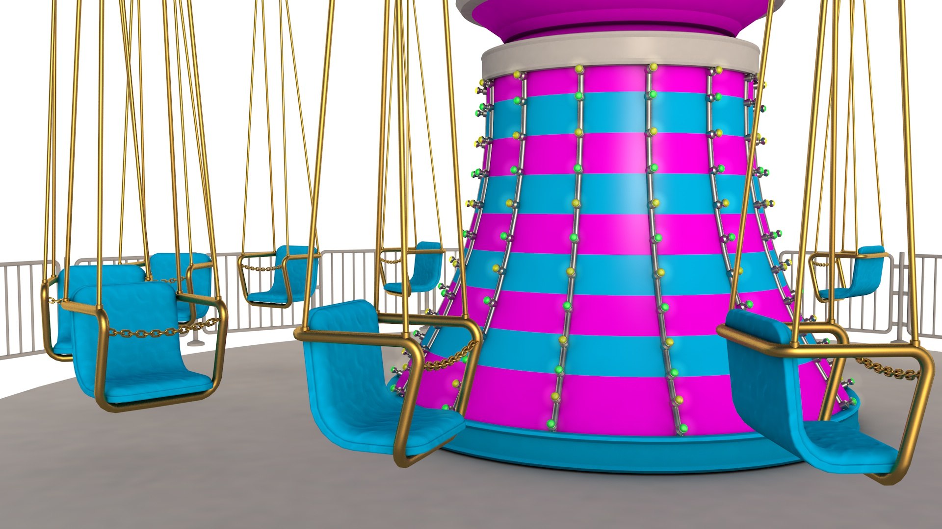 3D Model Funfair Ride - TurboSquid 1879758