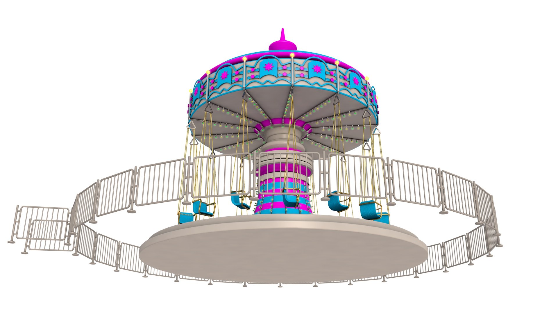 3D Model Funfair Ride - TurboSquid 1879758