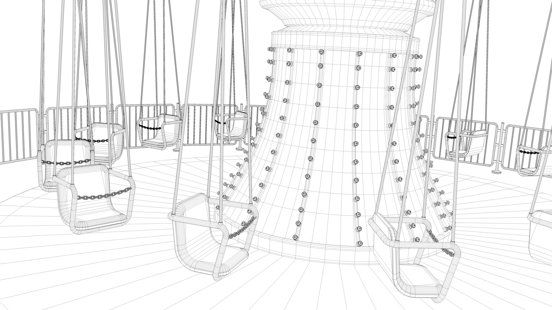 3D Model Funfair Ride - TurboSquid 1879758