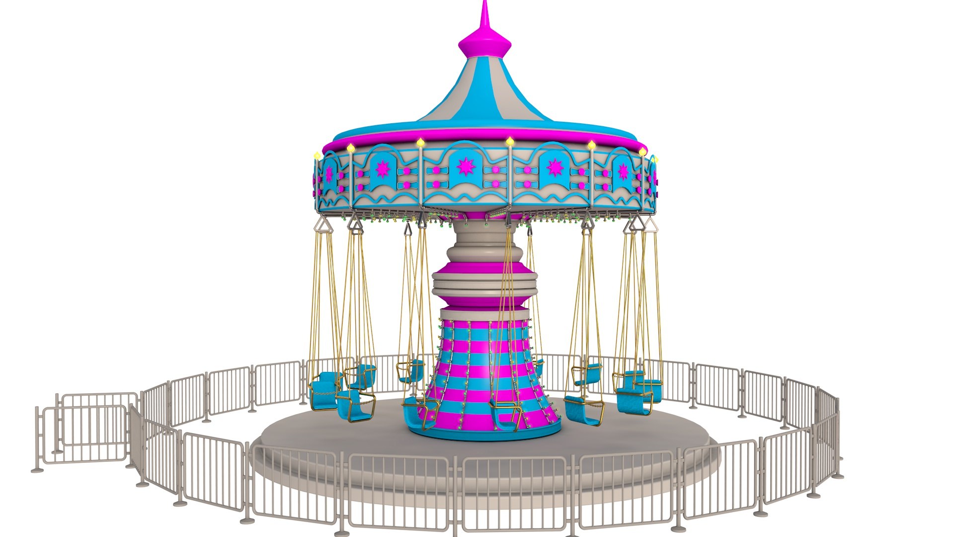 3D Model Funfair Ride - TurboSquid 1879758
