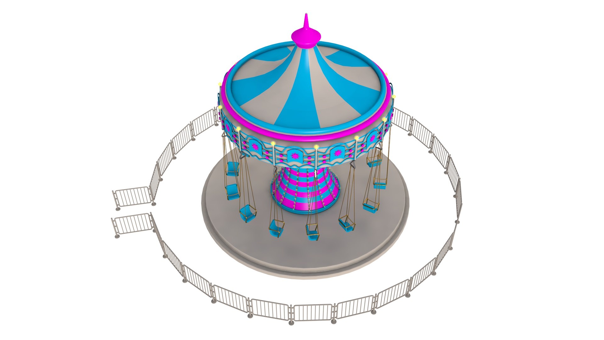 3D Model Funfair Ride - TurboSquid 1879758