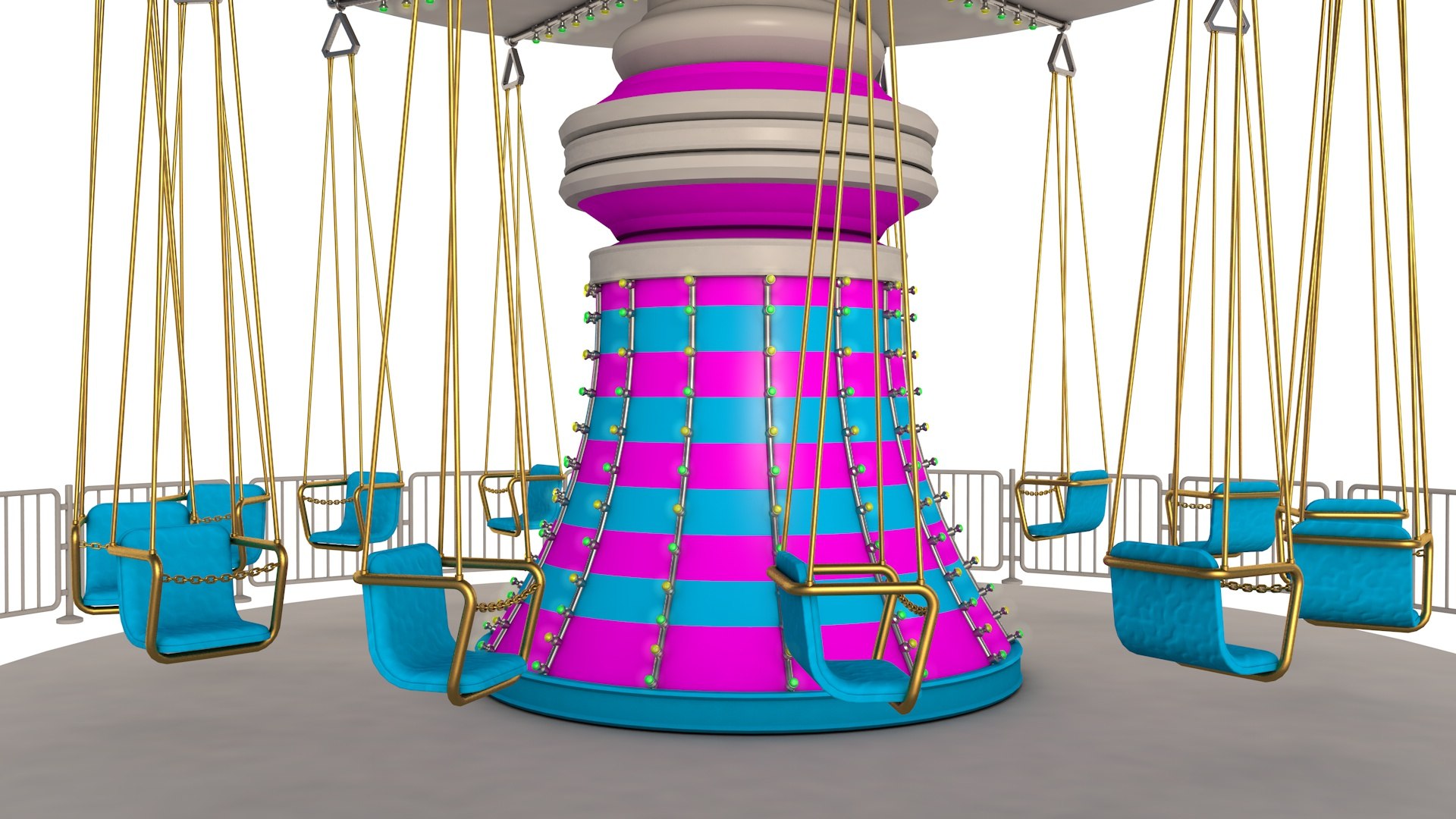 3D Model Funfair Ride - TurboSquid 1879758