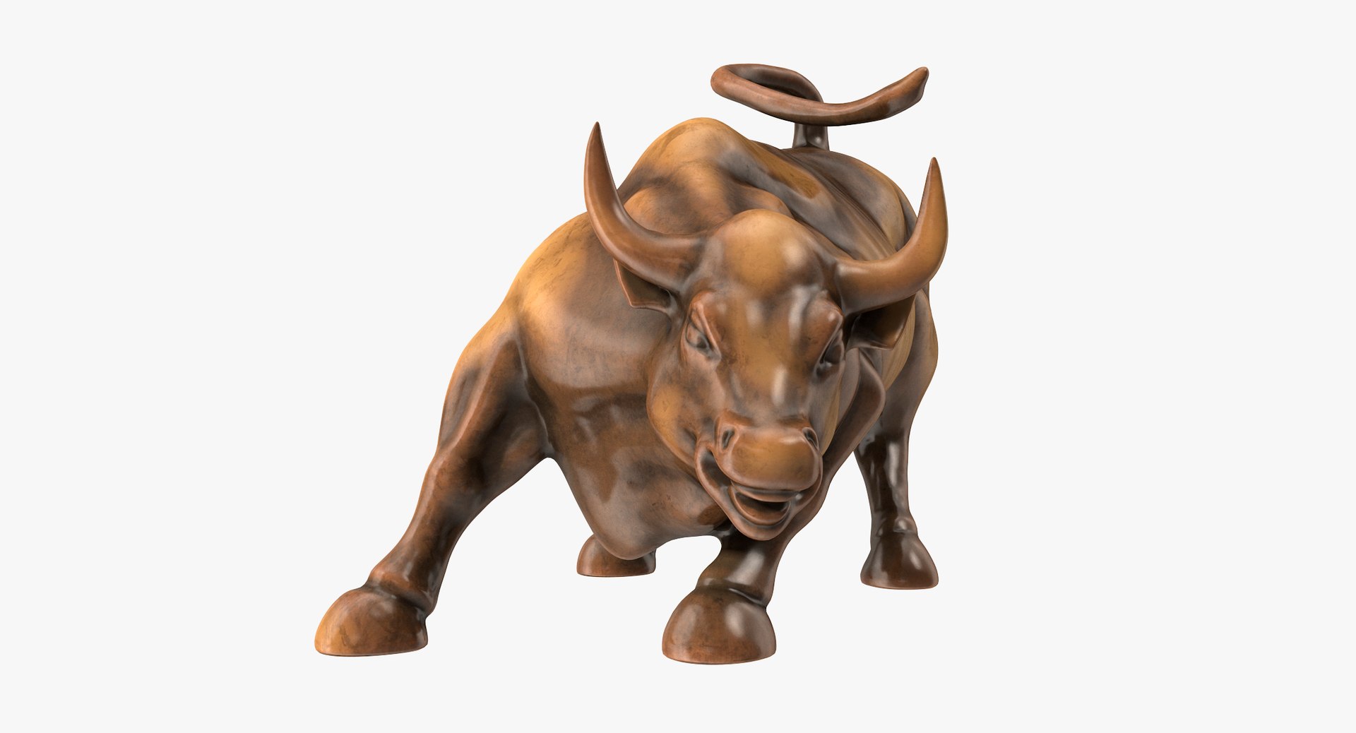 3D Model Charging Bull V2 - TurboSquid 2101111