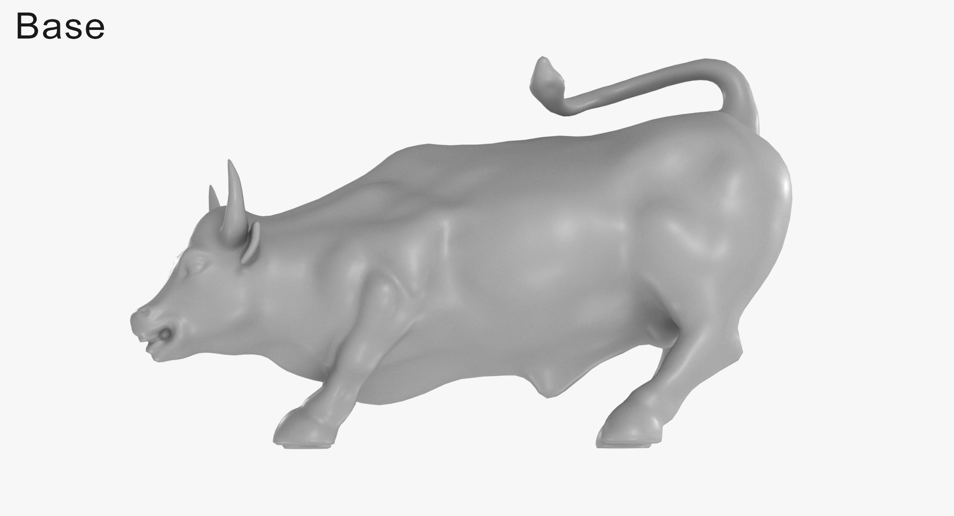 3D Model Charging Bull V2 - TurboSquid 2101111