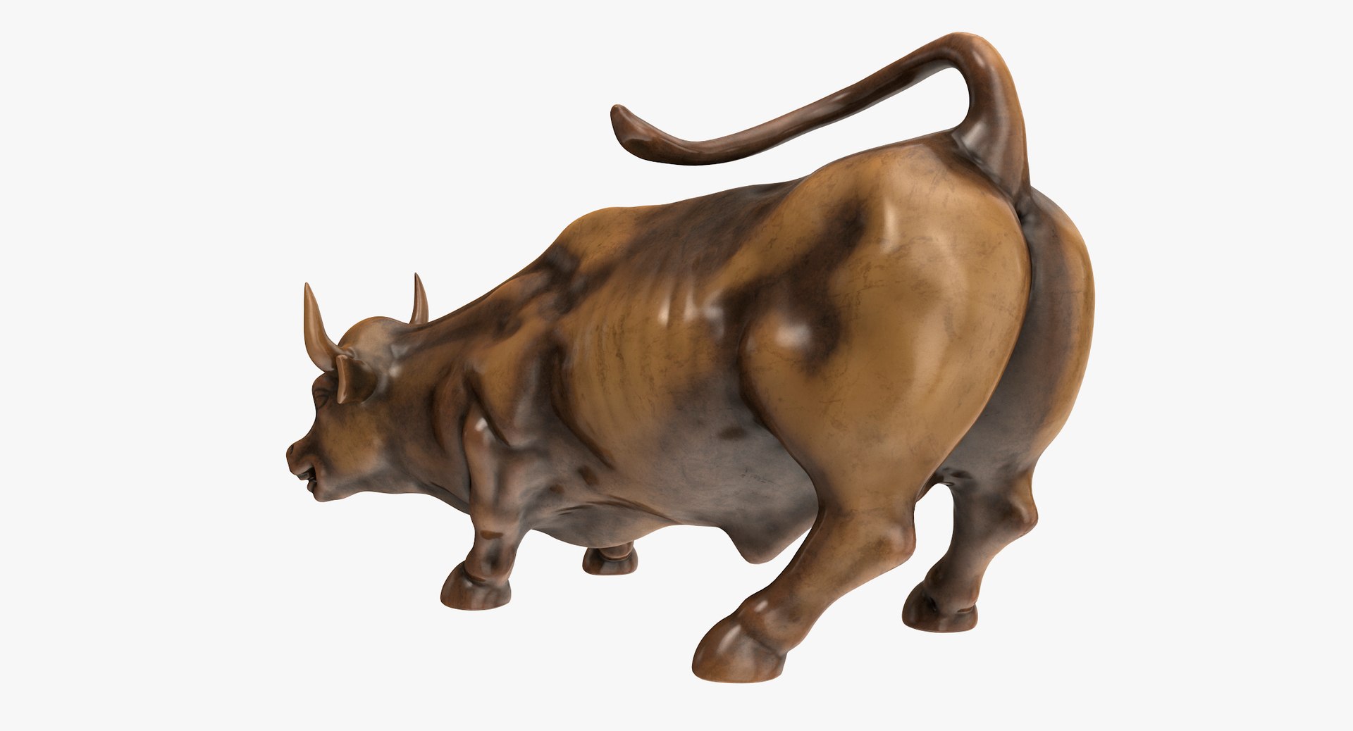 3D Model Charging Bull V2 - TurboSquid 2101111