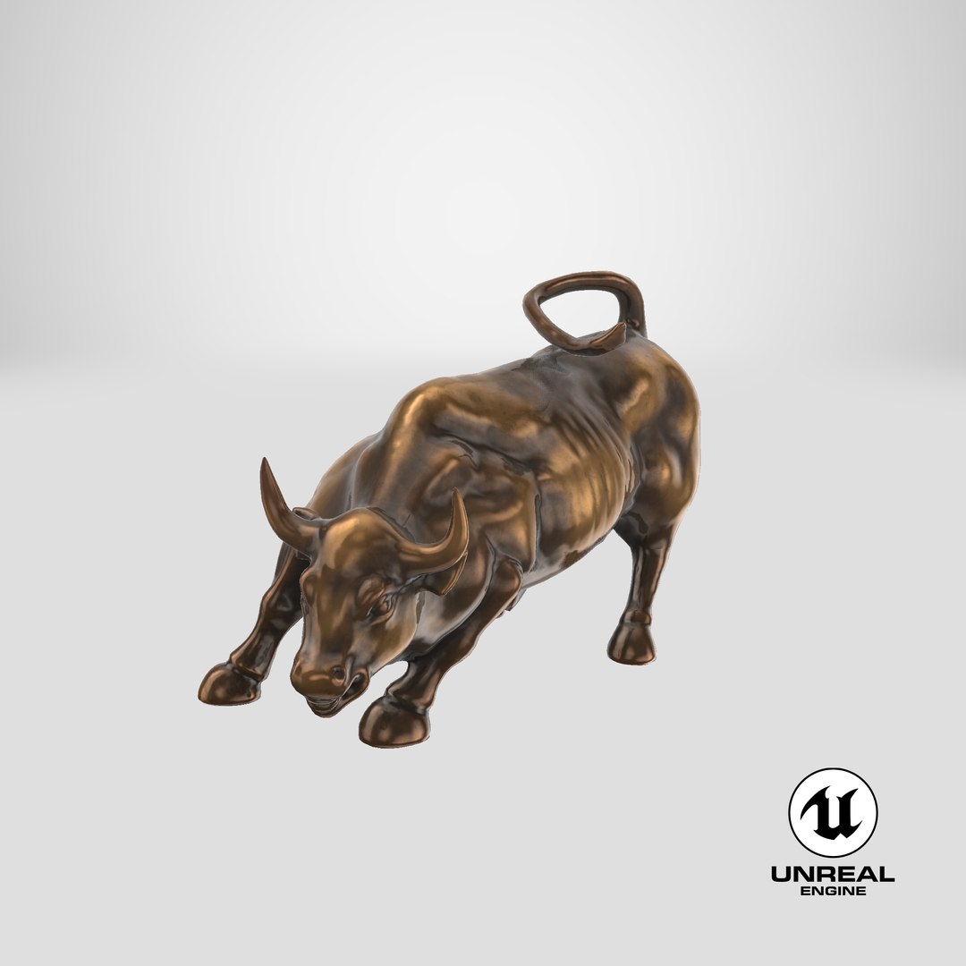 3D Model Charging Bull V2 - TurboSquid 2101111