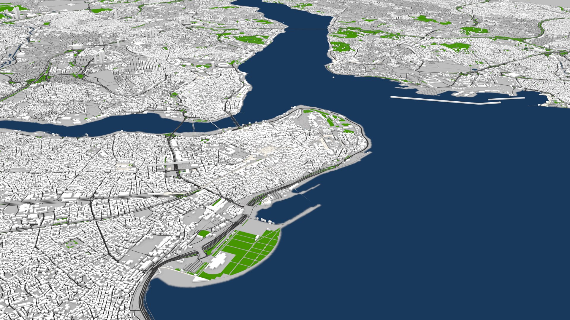 Istanbul City Turkey 3D Model - TurboSquid 2379034