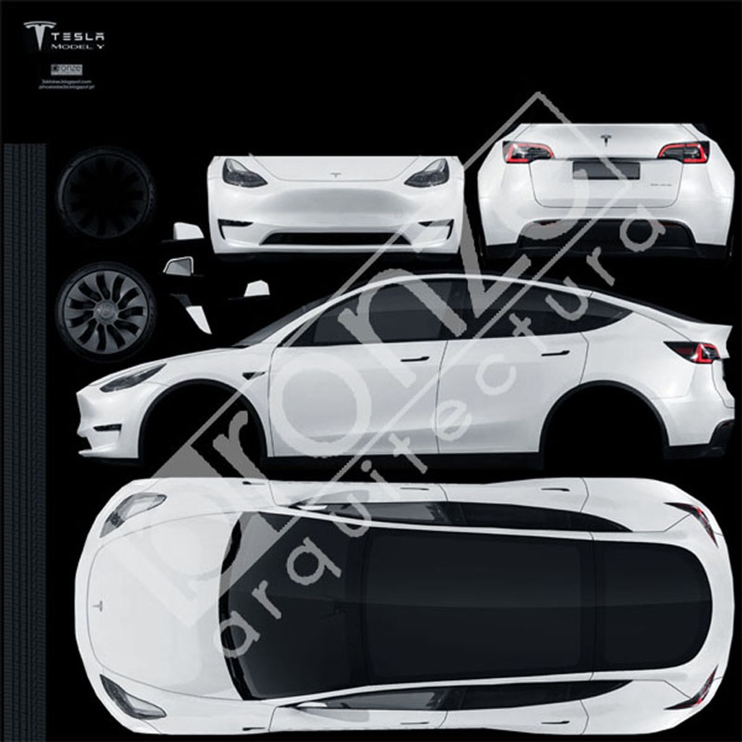 3D Tesla Model Y 2021 Model - TurboSquid 2313373