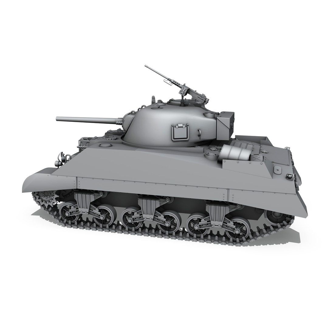 3ds max m4 sherman iii